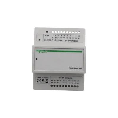 China 007303010 Schneider TAC Xenta 491 Analog Output Module 8 x 0-10V DC Channels 24V AC Supply for Xenta 300 for sale