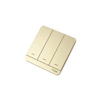 China E8333SRY800ZB_WG Schneider Wiser AvatarOn Three Gang Smart Wall Switch 800W Wine Gold Zigbee 86mm Plate for sale