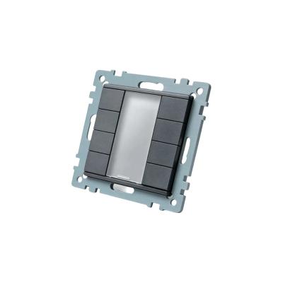 China MTN627814 Schneider KNX M-System 4 Gang Plus Push Button Panel 8 Function Keys Anthracite Bus Coupler for sale