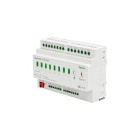 China MTN6720-0008 Schneider KNX 1-10V Dimming Module 8 Outputs Local Push Buttons LED Loads White DIN Rail for sale