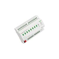 China MTN6720-0008 Schneider KNX 1-10V Dimming Module 8 Outputs Local Push Buttons LED Loads White DIN Rail for sale