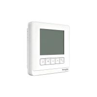 China TC903-3A4LA Schneider SpaceLogic Hotel Room Wall Thermostat On/Off Valve LCD 240V White Frost Guard for sale