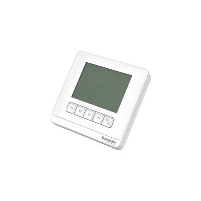 China TC903-3A4LA Schneider SpaceLogic Hotel Room Wall Thermostat On/Off Valve LCD 240V White Frost Guard for sale
