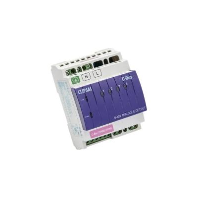China L5504AMP Schneider Clipsal C-Bus Dimming Interface 4 Way 0-10V DC Output Module DIN Rail 240V Unit for sale