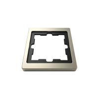 China MTN4010-6550 Schneider Merten D-Life Cover Frame 1 Gang Nickel Metallic 90mm Thermoplastic Cover Plate for sale
