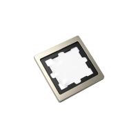 China MTN4010-6550 Schneider Merten D-Life Cover Frame 1 Gang Nickel Metallic 90mm Thermoplastic Cover Plate for sale