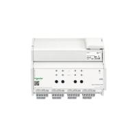 China MTN6710-0004 Schneider SpaceLogic KNX Multi Phase Dimming Actuator Four Way 250W Hand Mode Grey Rail for sale