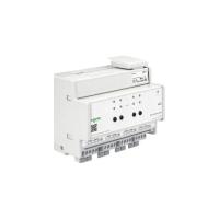 China MTN6710-0004 Schneider SpaceLogic KNX Multi Phase Dimming Actuator Four Way 250W Hand Mode Grey Rail for sale