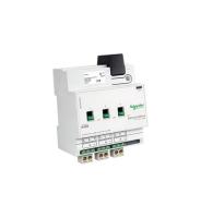 China MTN646991 Schneider SpaceLogic KNX 0-10V Control Unit Three Gang Hand Operation Grey Ballast Dimmer for sale