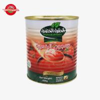 China ISO Canned Tomato Paste 850g Per Tin With Easy Open Lid 30%-100% Purity for sale
