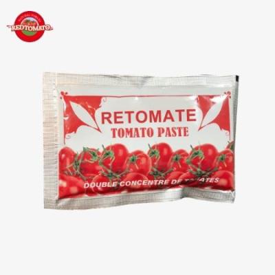 China 40g Flat Tomato Paste In Sachet - OEM Double Concentrated Tomato Paste Chinese Producers for sale