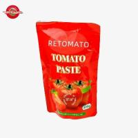 China Stand Up Sachet Tomato Paste 400g Convenient Flavorful 30%-100% Purity for sale