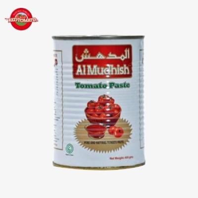 China 400g Canned Tomato Paste 30%-100% Purity With Hard Open Lid Perfect For Storage for sale