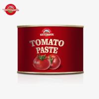 China 70-gram Tin Featuring An Easy-open Lid Housing Premium Grade Canned Tomato Concentrate Inside for sale