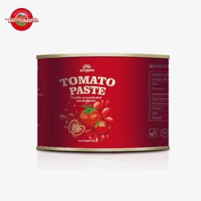 China 70g Can Of Tomato Paste Concentrate Featuring An Easy-Open Lid Designed For Enhanced User for sale