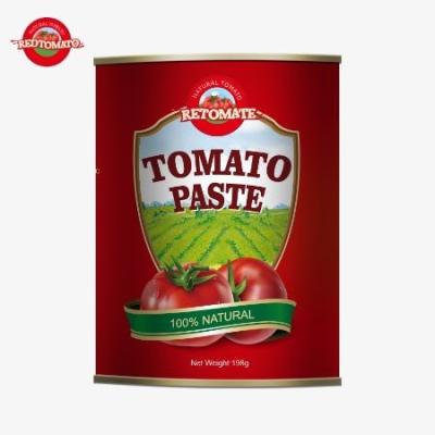 China 198 Grams Of Canned Tomato Paste Produced By Conforms To ISO HACCP BRC And FDA Production Standards for sale