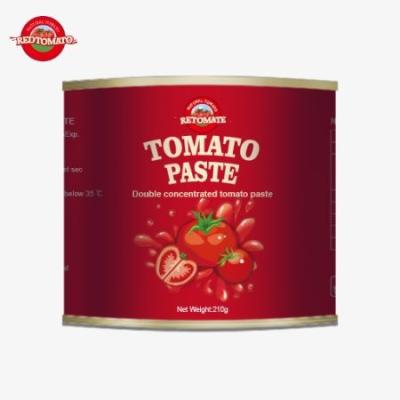 China 210g Canned Tomato Paste Conforms To Production Standards Set ISO  HACCP BRC And FDA for sale