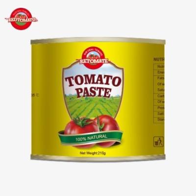 China The 210g Canned Tomato Paste We Offer Conforms To The ISO HACCP And BRC Food Standards By The FDA for sale