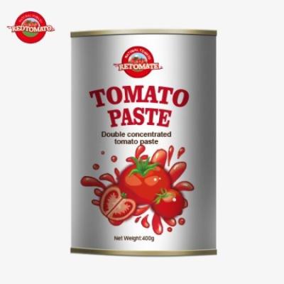 China Production Standards Certified By ISO Guidelines 400g Canned Tomato Paste for sale