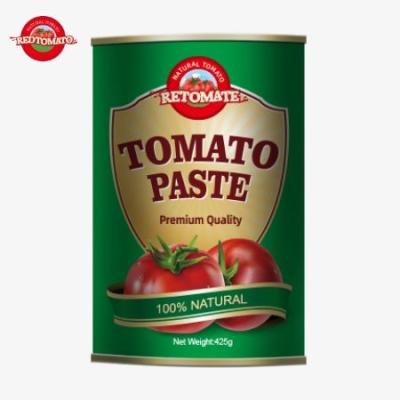 China 425g Tomato Paste Cans Adheres To Global Standards Set By ISO HACCP BRC And FDA Regulations for sale