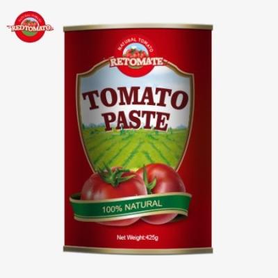 China Canned 425g Tomato Paste Adheres To Global Standards Established By ISO HACCP BRC And FDA Regulations for sale