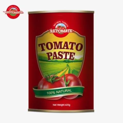 China The Canned 425g Tomato Paste Conforms To Global Standards Established By ISO HACCP BRC And FDA Regulations for sale
