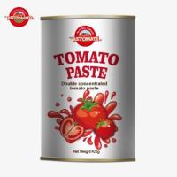 China The 425g Canned Tomato Paste Conforms To The Global Standards Set Forth By ISO HACCP BRC  And FDA Regulations. for sale