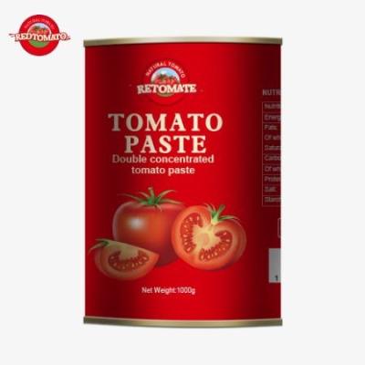 China Manufacturer 1000g Empty Tin Cans For Tomato Paste Canned Tomato Paste for sale