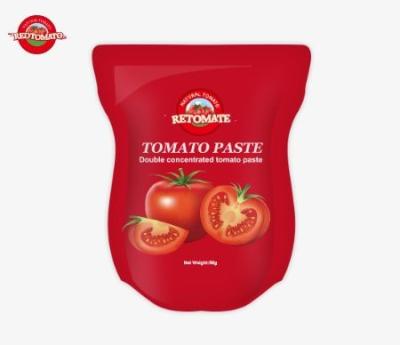 China Stand-Up Pouch Containing 56g Of Double-Concentrated Tomato Paste With Purity Ranging From 28% To 100% for sale