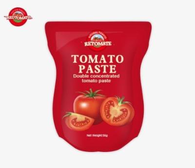 China Wholesale Stand-Up Sachet Tomato Paste, Available In 56g And 70g Sizes Offers A Pure Product With No Additives for sale