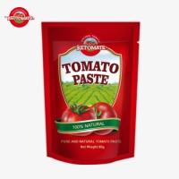 China 80g Of Double-Concentrated Tomato Paste Packaged In A Stand-Up Pouch With Purity Levels Varying From 30% To 100% for sale