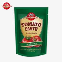 China 80g Stand-Up Pouch Containing Double-Concentrated Tomato Paste With Purity Levels Ranging From 30% To 100% for sale
