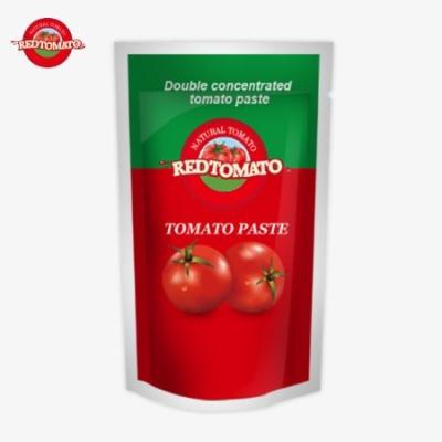 China OEM 100g Stand-Up Sachet Featuring Double-Concentrated Tomato Paste Offering Purity Levels Ranging From 30% To 100% for sale