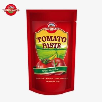 China Premium-Grade 100g Stand-Up Sachet Tomato Paste Sourced From A Reputable Factory In China for sale