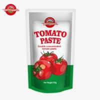 China Packaged In A 100g Stand-Up Sachet  Tomato Paste With 100% Purity for sale