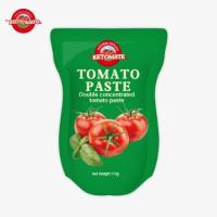 China Tomato Paste Factory Manufactures 113g Stand-Up Sachets In Accordance With ISO HACCP BRC And FDA Production Standards for sale