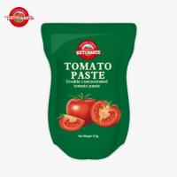 China Tomato Paste Factory Produces 113g Stand-Up Sachets In Compliance With ISO HACCP BRC And FDA Production Standards for sale
