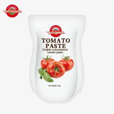 China 140g Stand-Up Sachet Of Sweet And Sour Tomato Paste, Purity Ranging From 22% To 30% for sale
