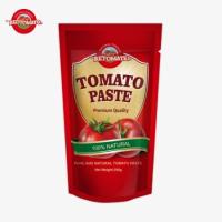China FDA Certificate For Double Concentrated Tomato Paste 200g In Stand-Up Sachet for sale