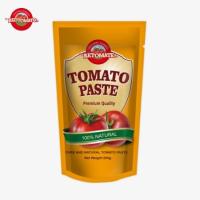 China FDA Certification For 200g Triple Concentrated Tomato Paste In Stand-Up Sachet for sale