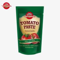 China 200g Double Concentrated Tomato Paste In Stand-Up Sachet With FDA Certification for sale