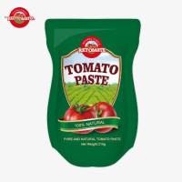 China The Production Of 210g Stand-Up Sachet Tomato Paste Meets ISO HACCP BRC And FDA Manufacturing Standards for sale