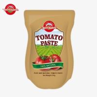 China The Production Of 210g Stand-Up Sachet Tomato Paste Meets ISO HACCP BRC And FDA Standards for sale