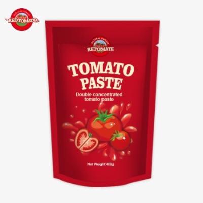 China 400g Stand-Up Sachet Tomato Paste Convenient And Flavorful With Purity Ranging From 30% To 100% for sale