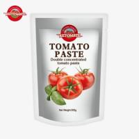 China The 500g Stand-Up Sachet Of Tomato Paste Provides Convenient Packaging And Delightful Flavor for sale