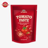 China The 500g Stand-Up Sachet Of Tomato Paste Offers Practical Packaging And Delightful Taste for sale