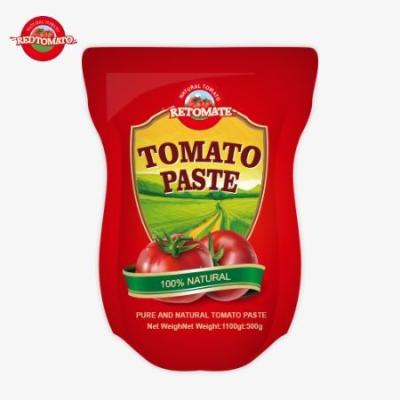 China The 1100g Stand-Up Sachet Of Tomato Paste Meets ISO, HACCP And BRC Standards For Factory Pricing Compliance for sale