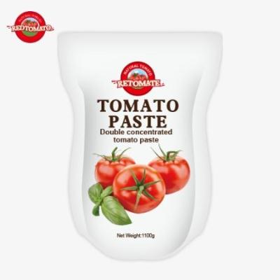 China 1100g Stand-Up Sachet Of Tomato Paste Meets ISO HACCP, And BRC Standards For Factory Pricing Compliance for sale