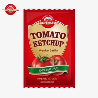 China Flavor Meets ISO HACCP BRC And FDA Standards 36g OEM Tomato Ketchup Sachet for sale