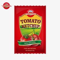 China OEM 36g Tomato Ketchup Sachet From China Factory  Made With Pure Natural Ingredients Available At Factory Price for sale